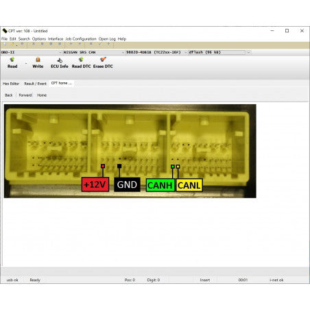 CarProTool Activation NISSAN AIRBAG TC2XXX CAN PROGRAMMER – The Legend Web