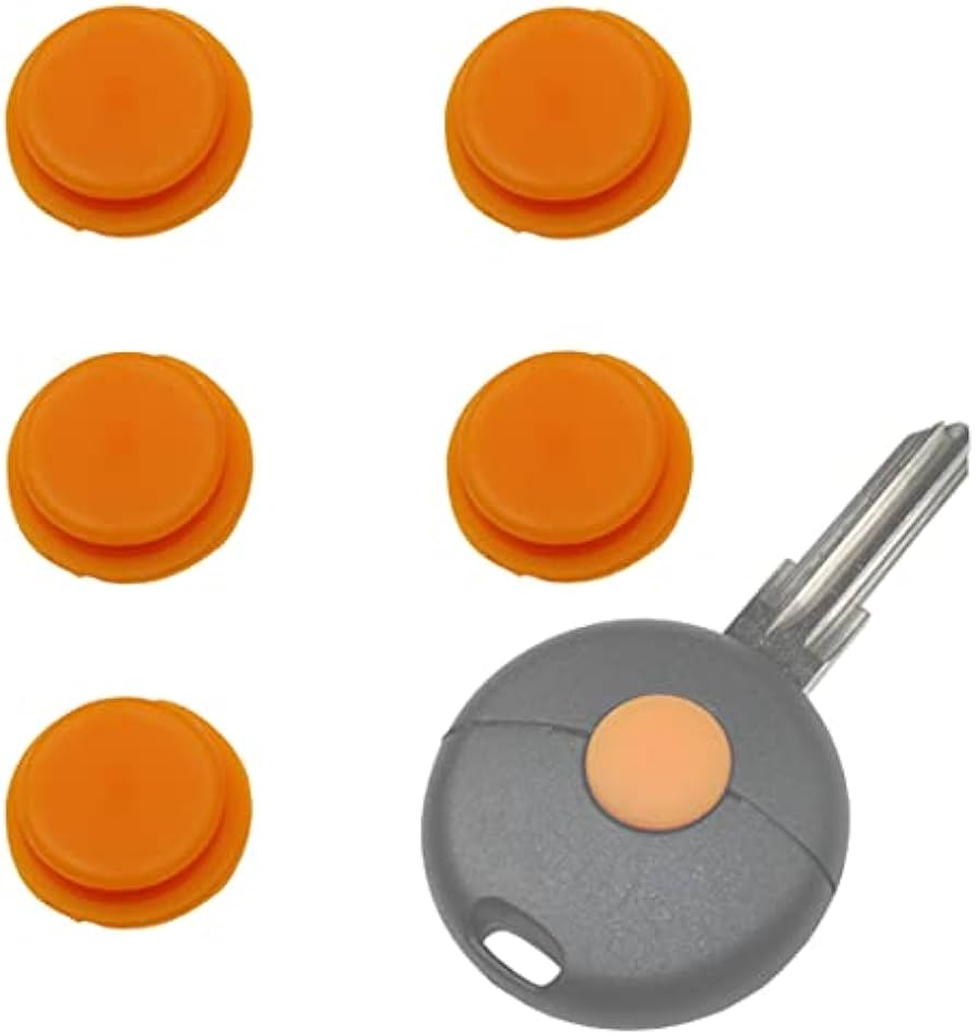 Smart Rubber Button Car Key ForTwo 450 ForFour Car Key Replacement 1 B ...