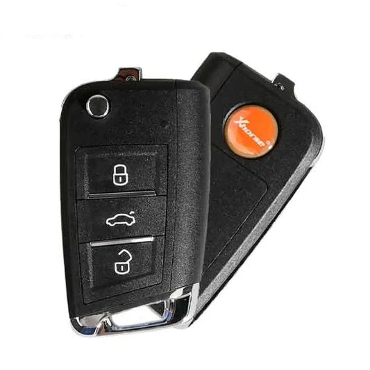 Xhorse VVDI Key Tool VVDI2 Flip Remote Key 3 Buttons MQB Type XEMQB1EN ...