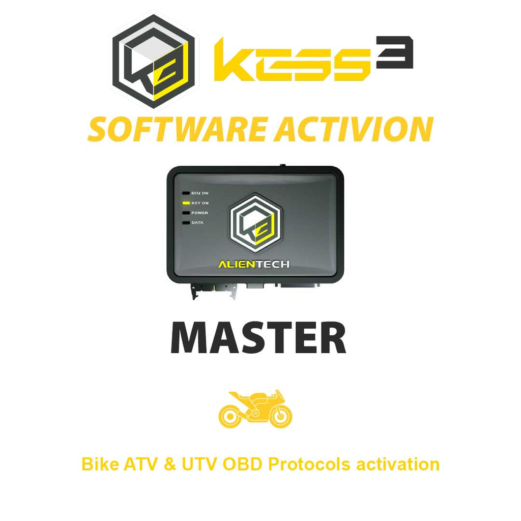 Alientech KESS3MA002 KESS3 Master Bike ATV & UTV OBD Protocols activat ...