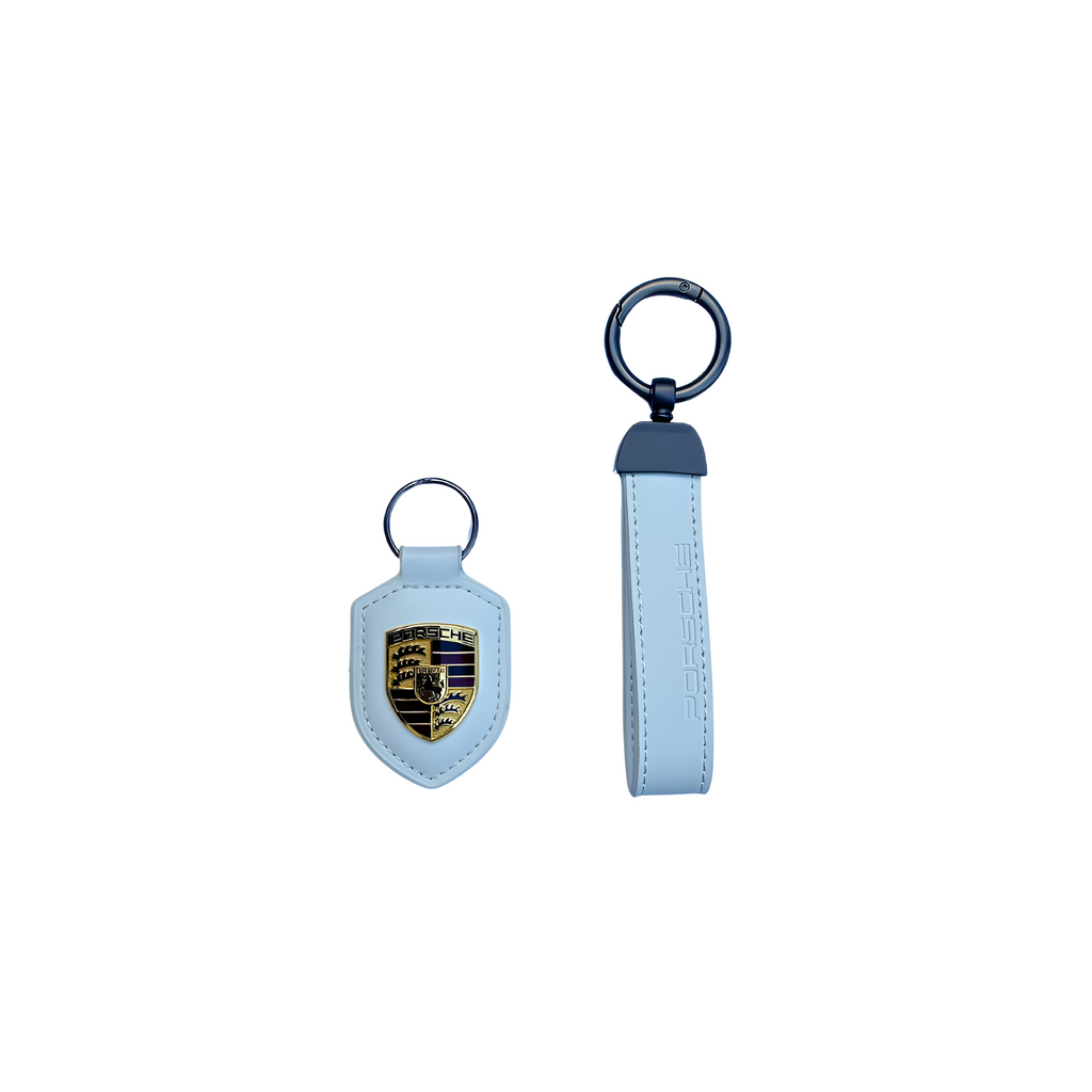 Porsche Ivory Leather Key Ring – The Legend Web