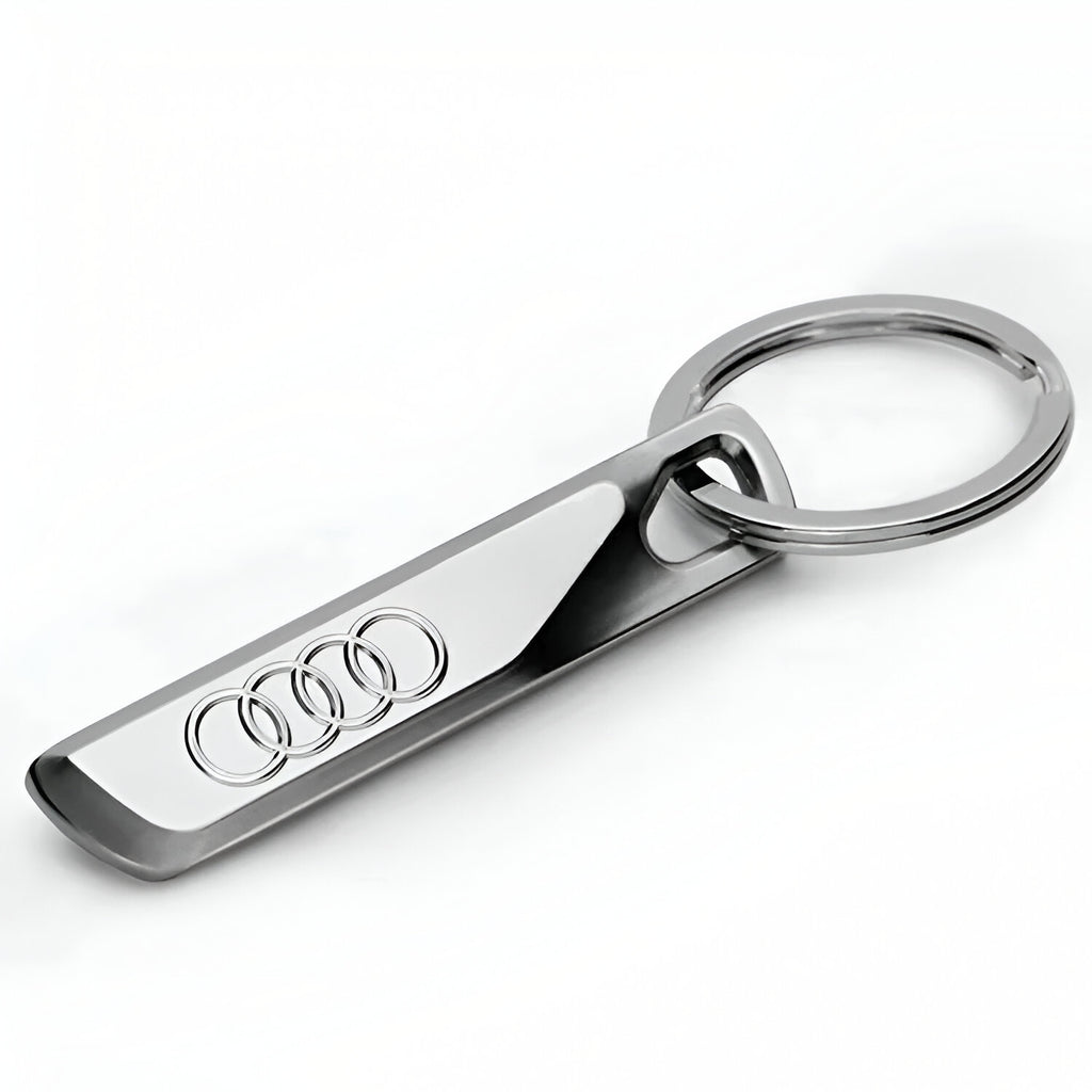 Audi Brushed Aluminum Key Ring – The Legend Web