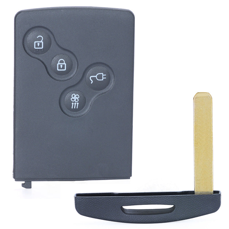 Original Renault Smart Key For Zoe Fluence Hybrid Keyless Go Card 434M ...