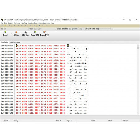CarProTool Activation FORD AIRBAG TC2XXX CAN PROGRAMMER – The Legend Web