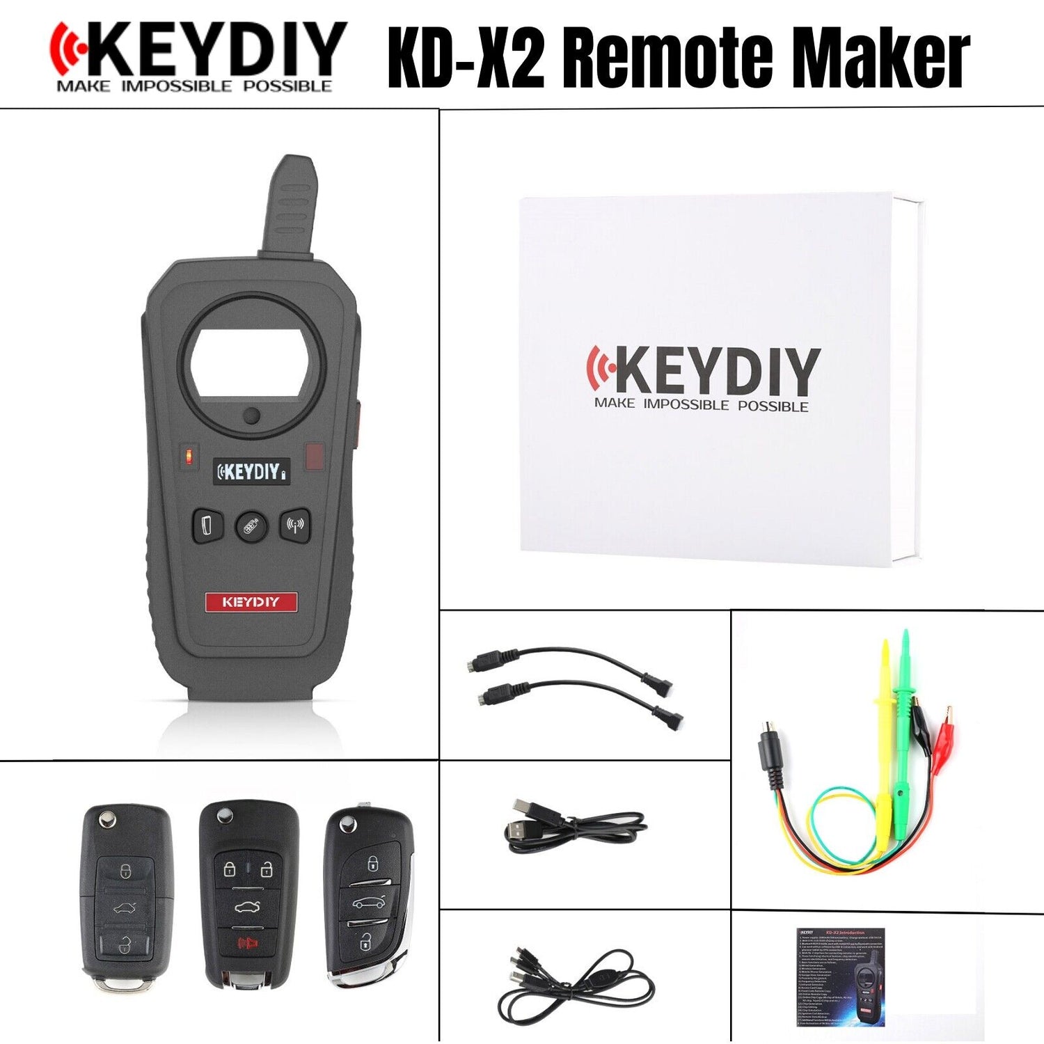 KeyDiy KD X2 Generator Transponder Cloner – The Legend Web